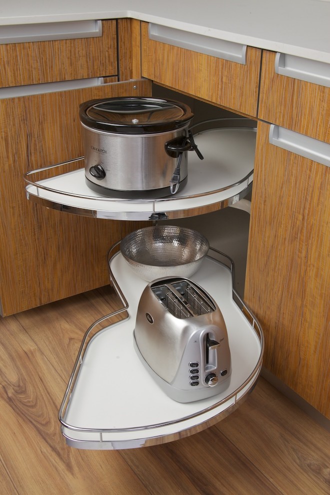 Custom Features - Contemporary - Kitchen - Denver - by kabi kitchen and bath cabinets | Houzz