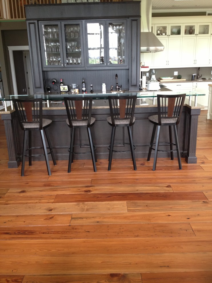 Custom Finished Wide Plank - Traditional - Kitchen - Toronto - by ...