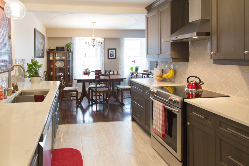 Custom Grey Kitchen - Transitional - Kitchen - Toronto - by Canadian ...
