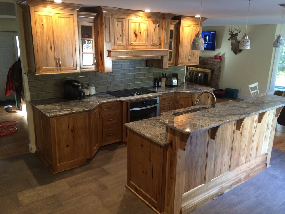Custom Hickory Cabinets - Beach Style - Kitchen - Other - by Laborie ...