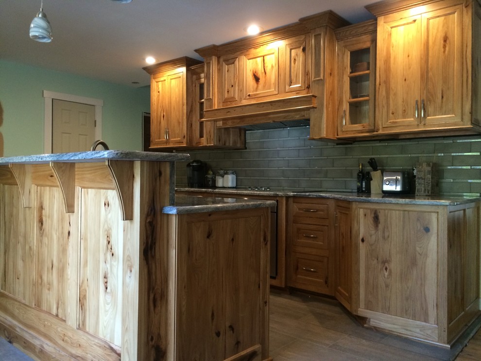 Custom Hickory Cabinets - Beach Style - Kitchen - Other - by Laborie ...