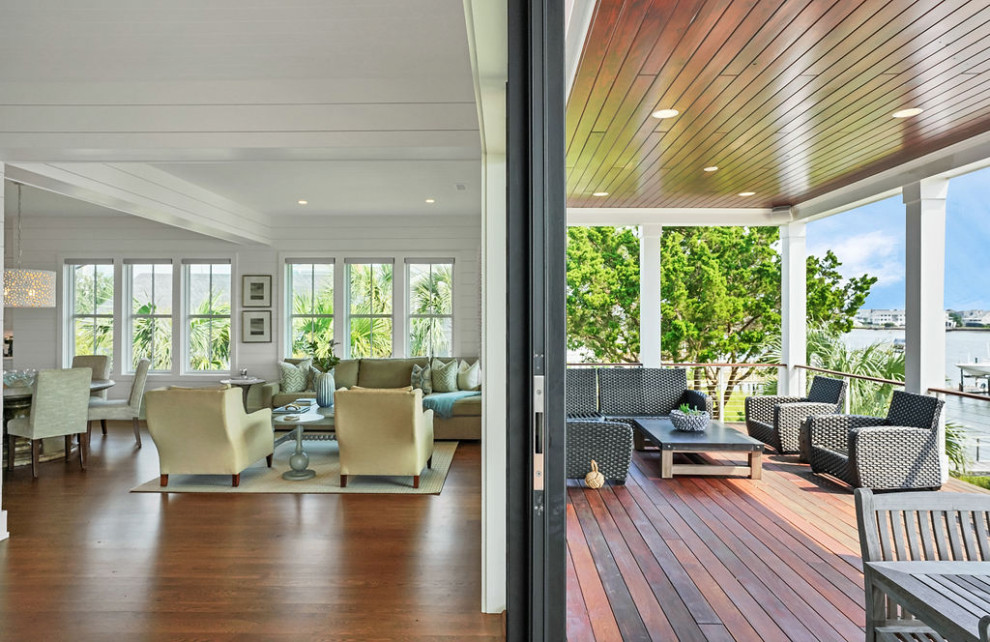 custom home, channel drive - Beach Style - Kitchen - Other - by PBC ...