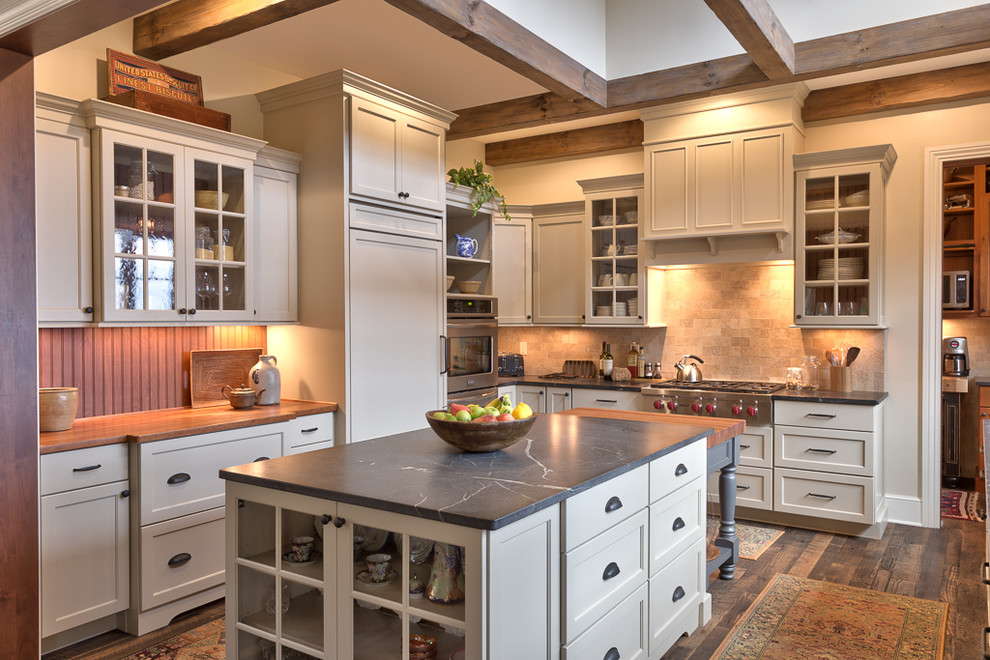 Black Mountain Rustic Modern Farmhouse - Traditional - Kitchen - Other ...