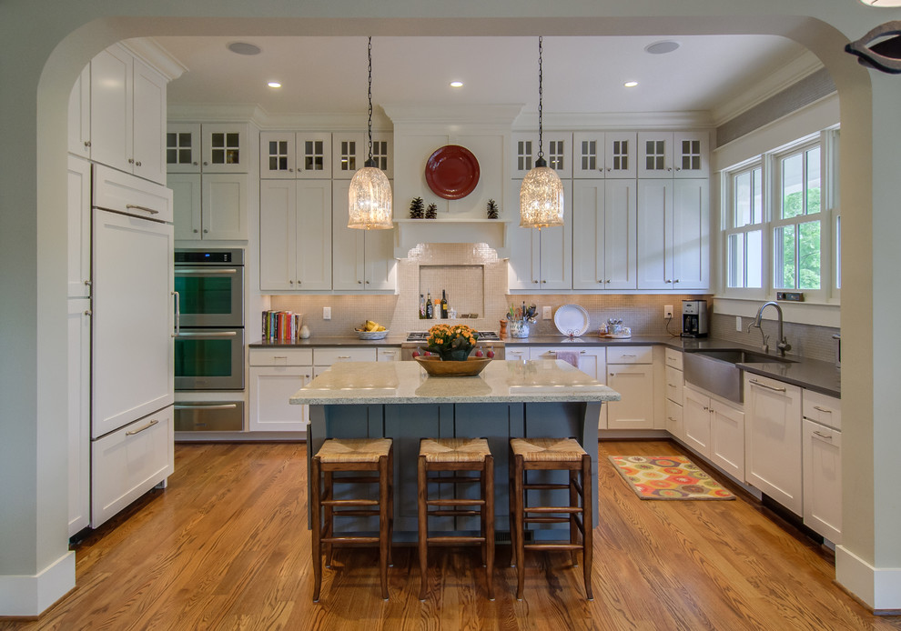 Custom infill in an historic neighborhood - Transitional - Kitchen ...