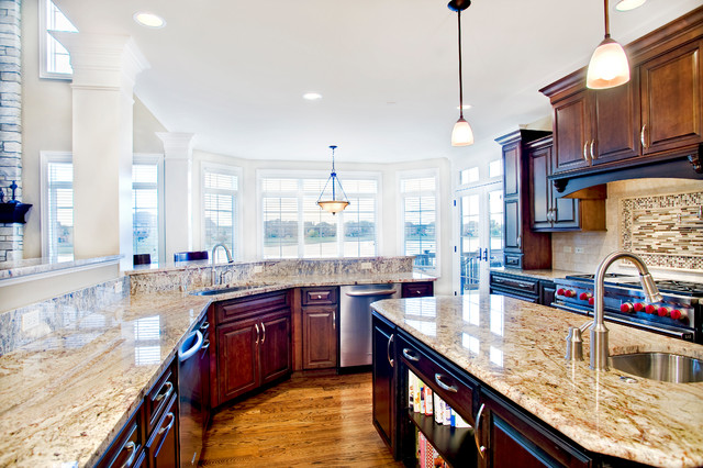 Custom John Hall Home in Prairie Lakes St. Charles - Traditional ...