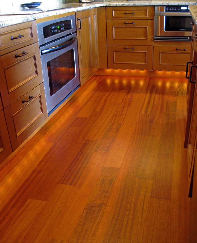 Custom Kitchen Cabinets w/ Toe Kick Lighting and Heated Granite Slabs - Kitchen - Seattle - by ...