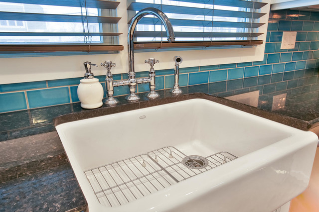 Custom Kitchen Countertops - Granite - Angola Black - Traditional ...