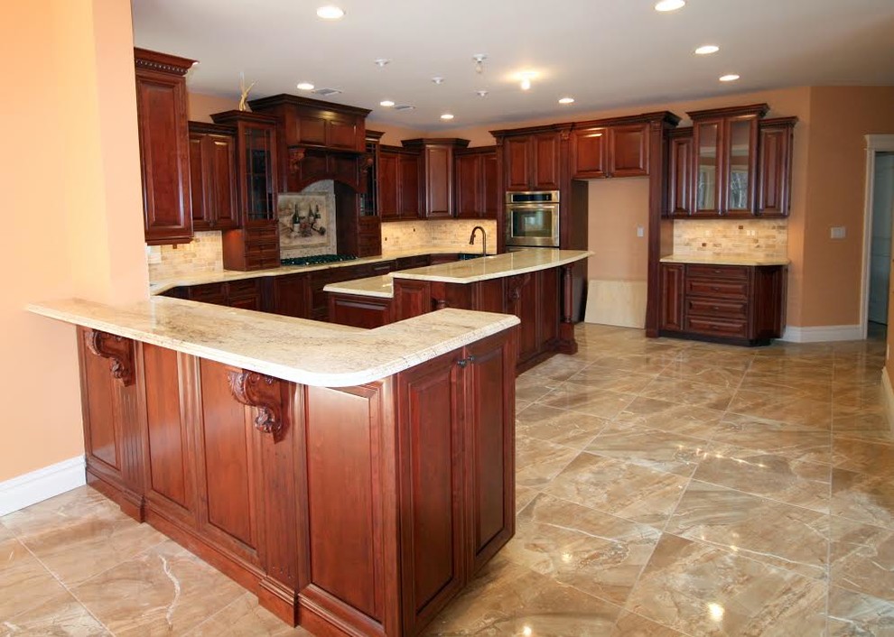 Custom Kitchen - Traditional - Kitchen - New York - by Five Star ...