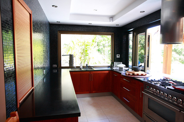 Custom Kitchen with Butlers Servery - Modern - Kitchen - Brisbane - by ...