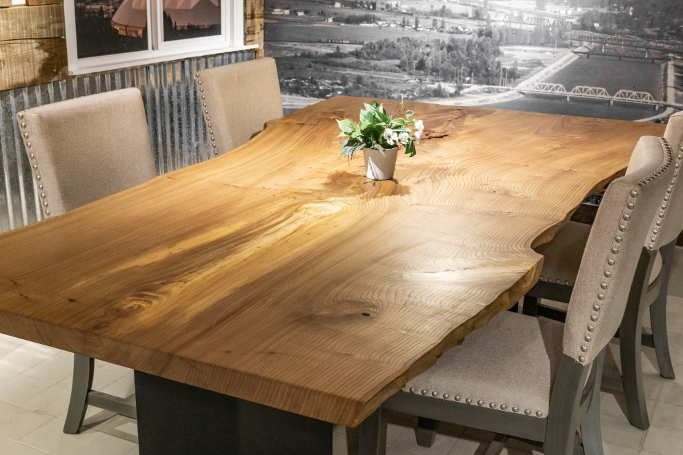 Custom Live Edge Dining Tables - Modern - Kitchen - Seattle - by WANE ...