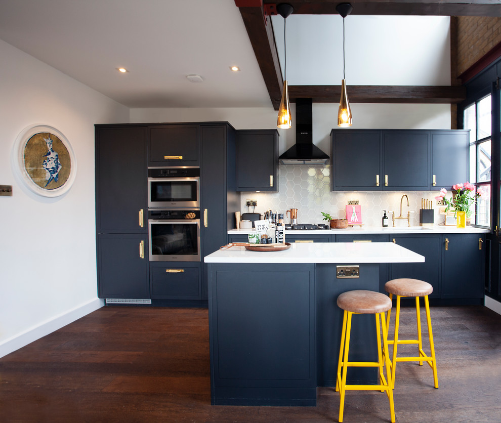 Custom-made Kitchen with Buster & Punch Hardware - Industrial - Kitchen ...