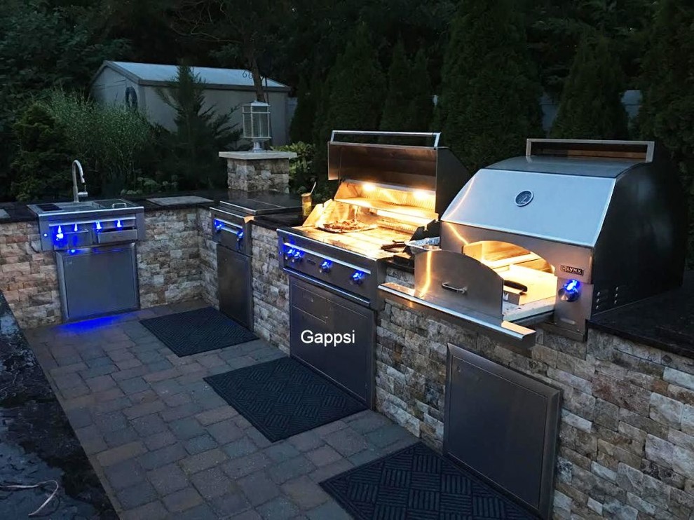 Custom Outdoor Kitchen Island: Smithtown 11787, installed by Gappsi ...