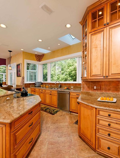 Custom Paint Job, Cabinets Bring Kitchen to Life - Modern - Kitchen ...
