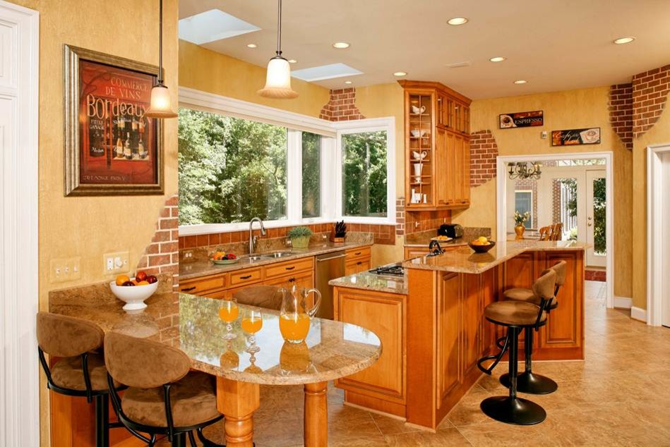 Custom Paint Job, Cabinets Bring Kitchen to Life - Modern - Kitchen ...