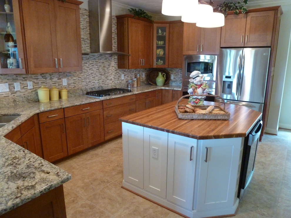 Custom Plantation Teak Wood Countertop - Klassisch - Küche - Sonstige ...