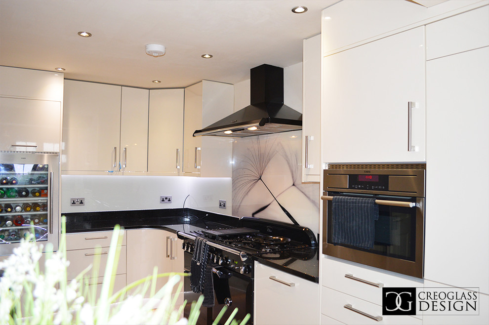 Custom Printed Design Glass Splashback - Modern - Kitchen ...