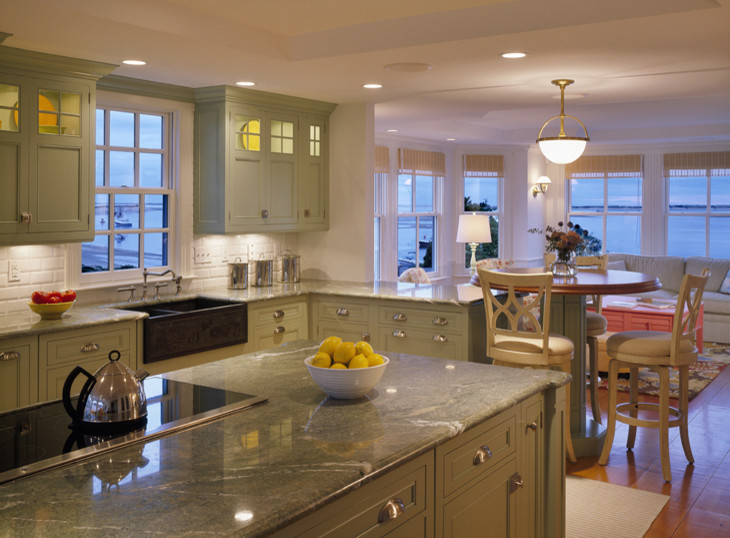 Custom Pub Style Table with Arts & Crafts Center Leg - Classique ...