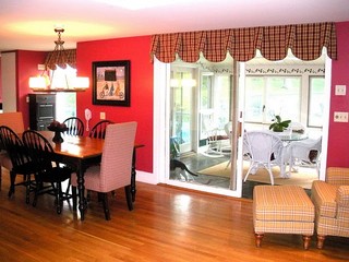 Custom Sheffield Valances - Traditional - Kitchen - Boston - by Chic ...