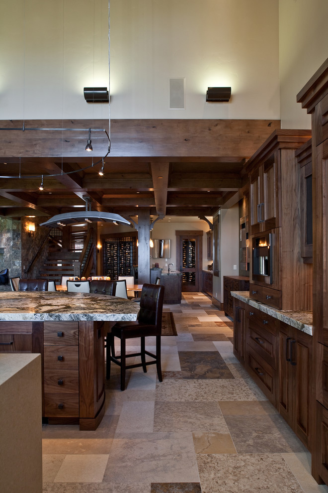 custom stone flooring - Transitional - Kitchen - Salt Lake City - by ...