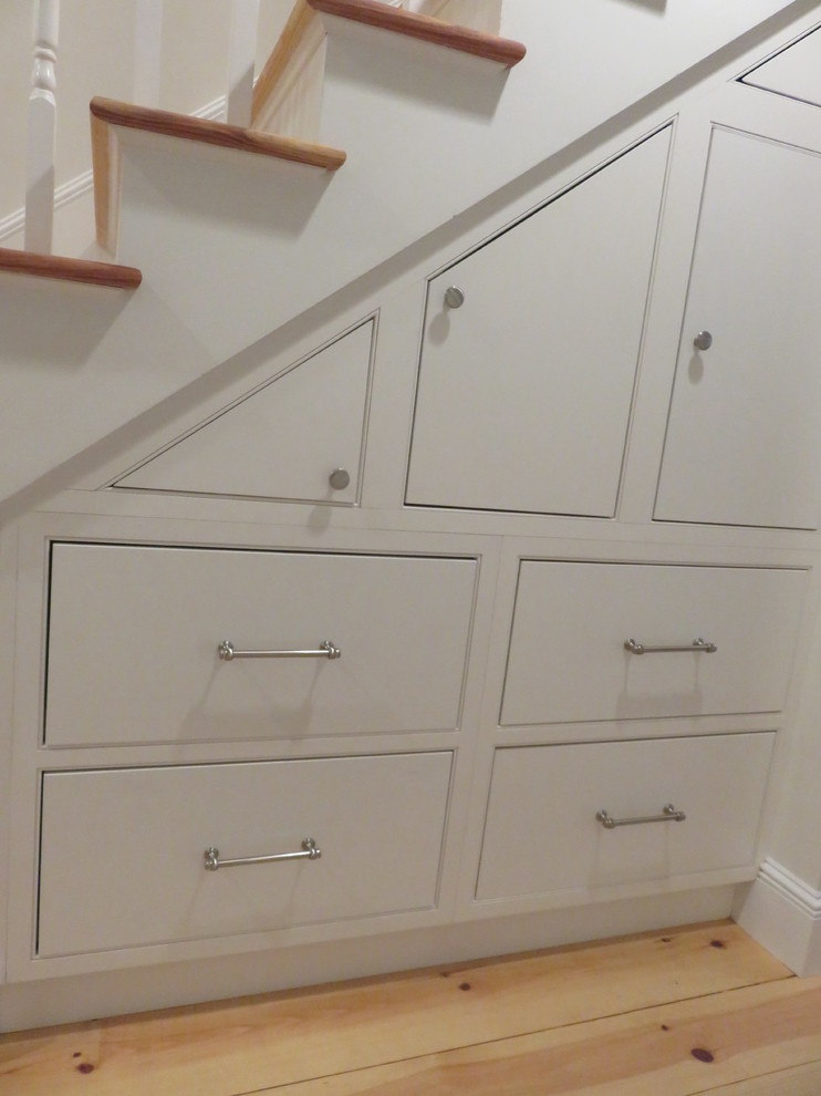 Custom under stairs storage - Modern - Kitchen - Boston - by Carrig ...
