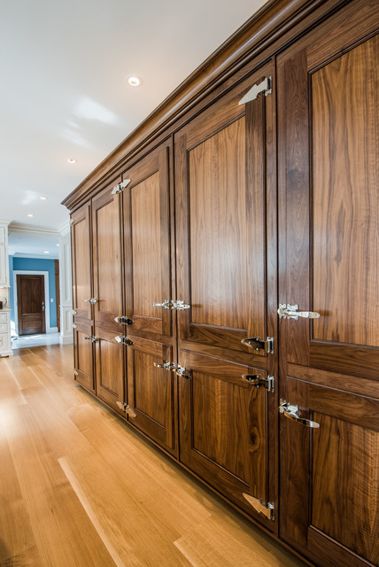 Custom Walnut Pantry Detail - Traditional - Kitchen - Boston - by K ...
