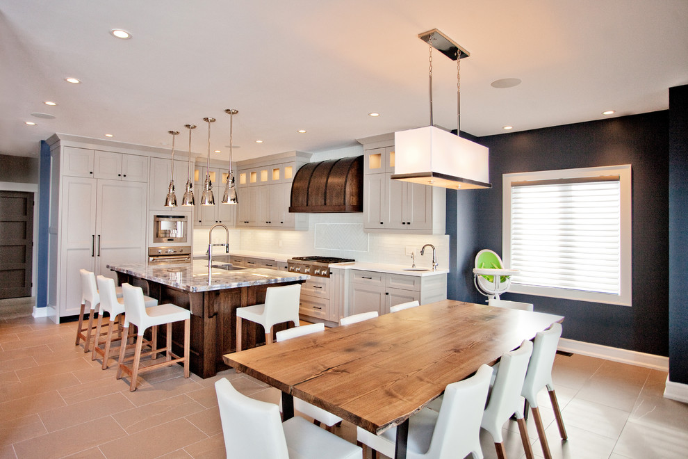 Custom Waterfront Home Barrie - Transitional - Kitchen - Toronto - by ...
