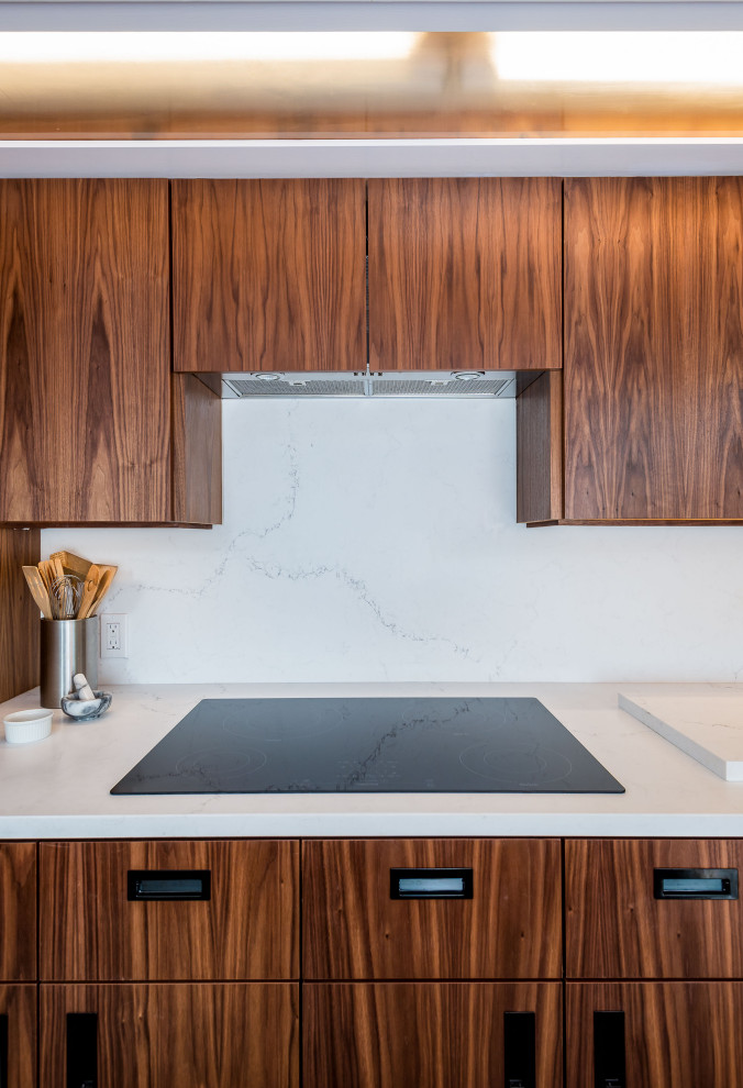 Custom Zebra Wood IKEA Kitchen - Modern - Kitchen - Other - by Dendra ...