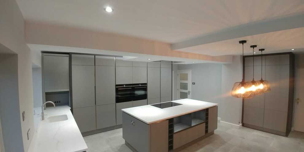 Customer Kitchen - Sanjay Patel - Modern - Kitchen - West Midlands - by ...