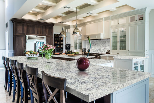 Dallas White Granite Kitchen - Contemporain - Cuisine - Baltimore - par ...