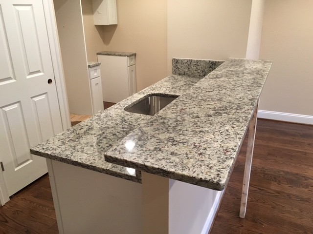 dallas white granite - Industrial - Kitchen - DC Metro - by KNC Granite ...