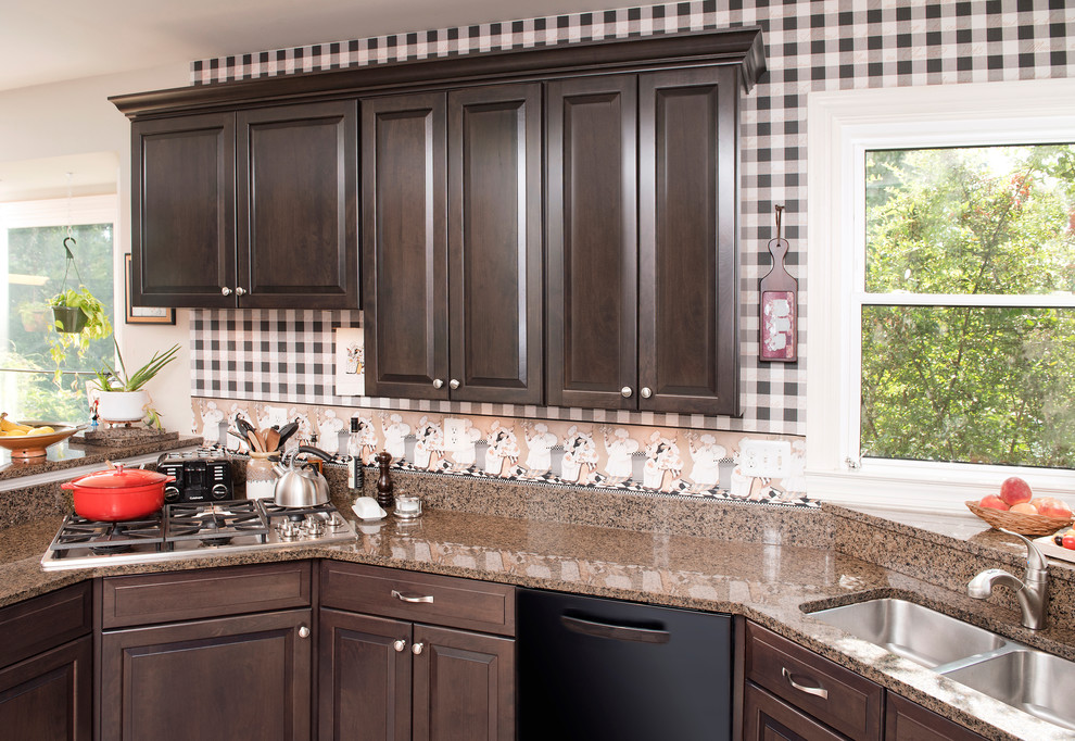 Dark Cherry Kitchen in Ashburn, VA - Traditional - Kitchen - Baltimore ...