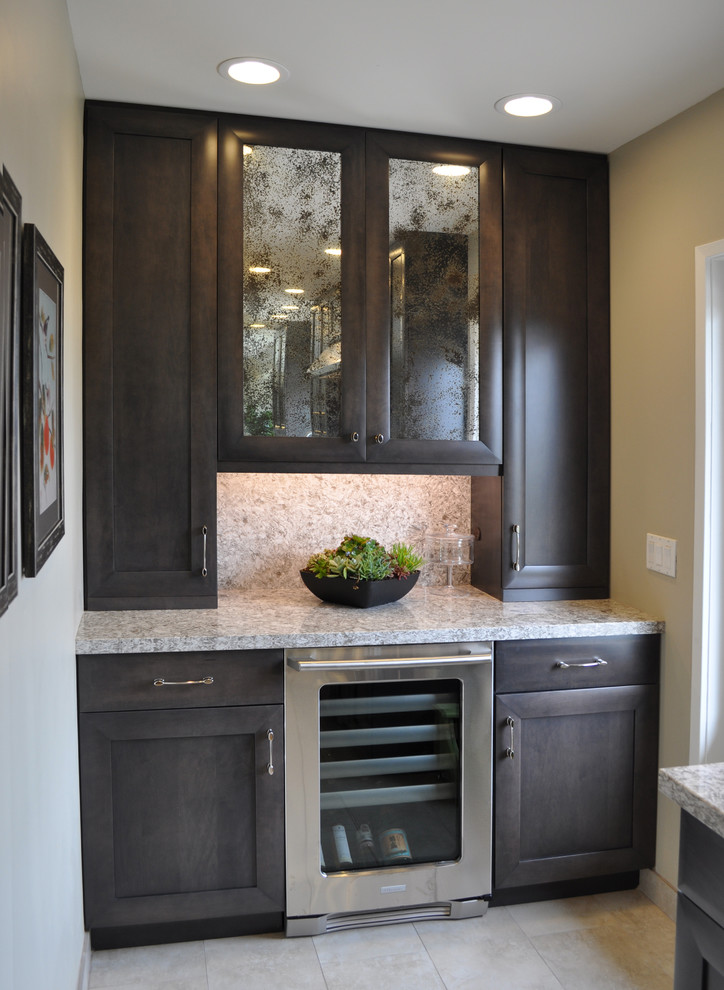 Dark maple cabinets - Contemporary - Kitchen - Los Angeles - by The ...