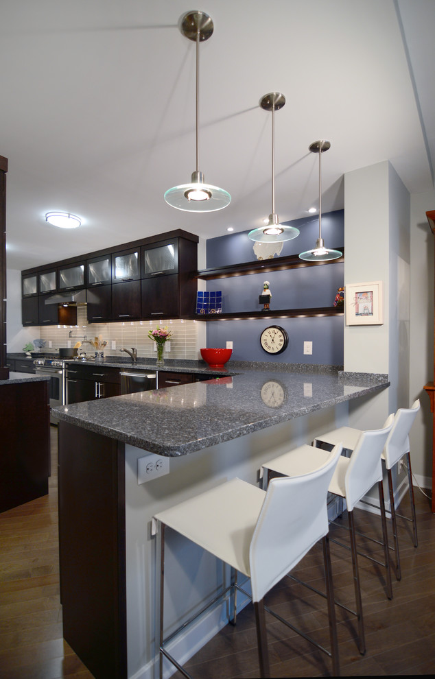 DC Condo Kitchen - Contemporary - Kitchen - DC Metro - by John Audet ...