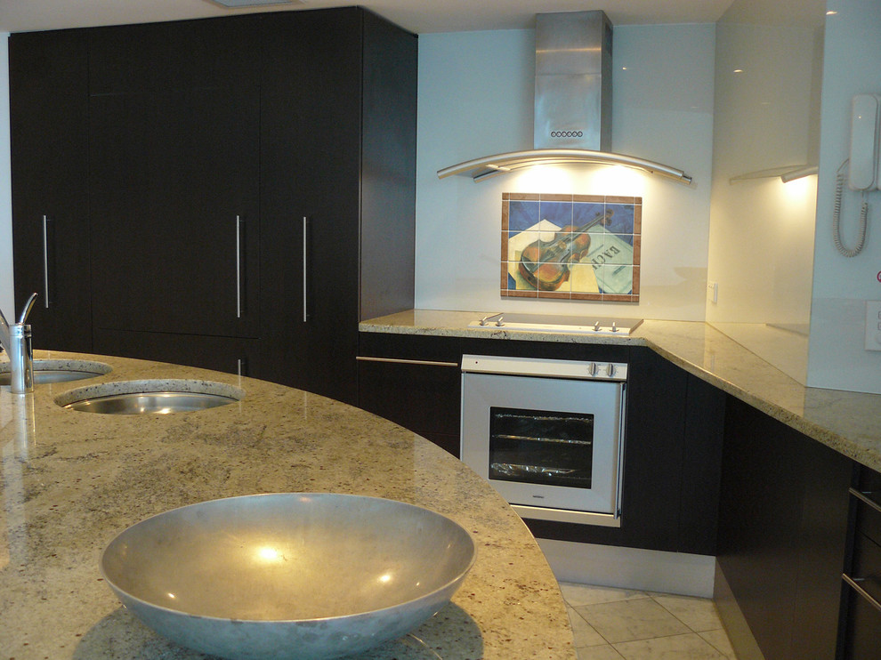 decorative backsplash tile mural for modern kitchen - Modern - Kitchen ...