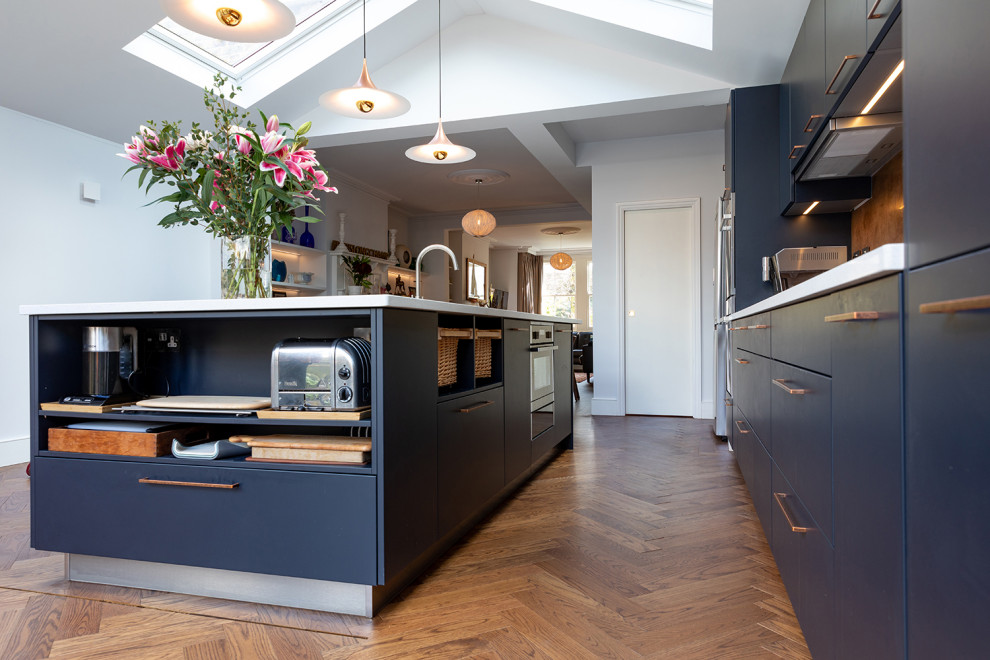 Deep Blue Bliss - Contemporary - Kitchen - London - by Ebstone | Houzz