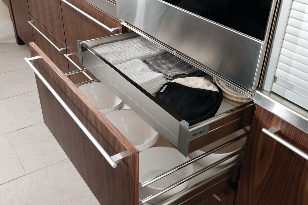 Deep Drawer with Interior Rollouts - Modern - Kitchen - Houston - by ...