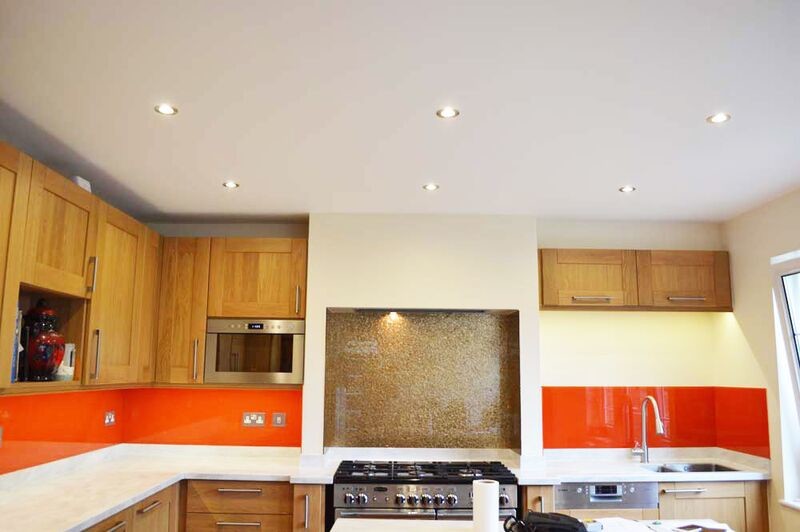 Deep Gold Premium Collection Kitchen Splashbacks by CreoGlass - Modern ...