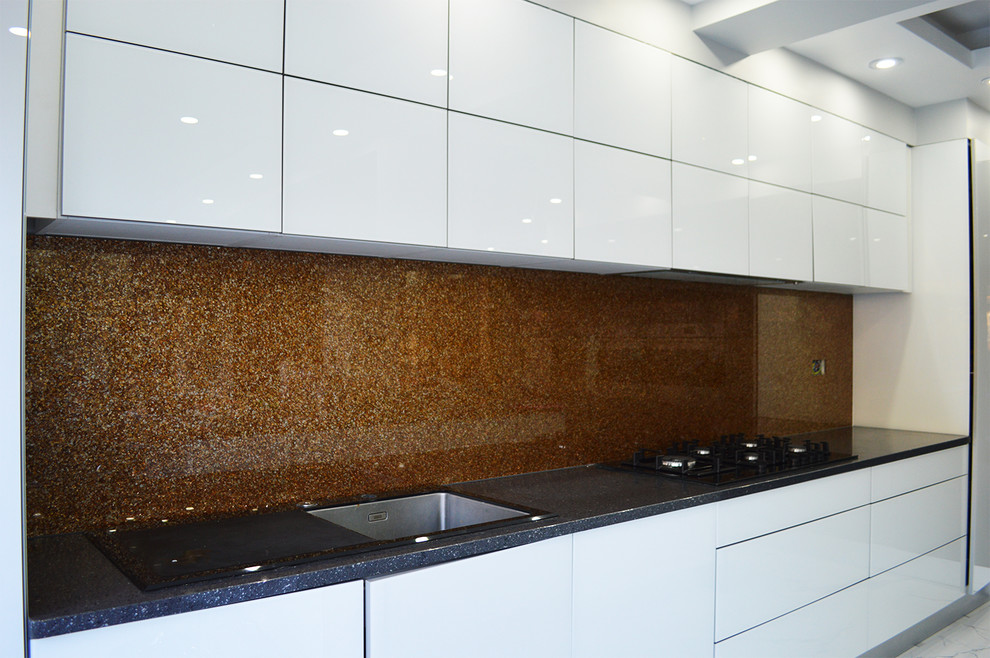 Deep Mix Collection Glass Worktops & Splashbacks - Modern - Kitchen ...