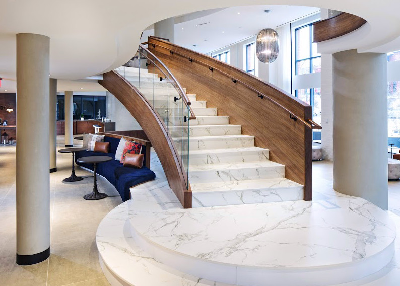 Dekton Staircase Custom Built for High Traffic Flooring - Staircase ...