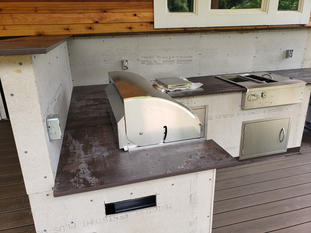 dekton trillium outdoor kitchen - Rustic - Kitchen - Vancouver - by VE ...