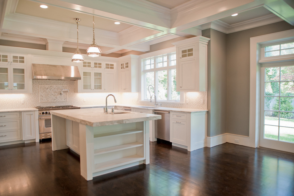 Demarest Custom Estate - Traditional - Kitchen - New York - by Michelle ...