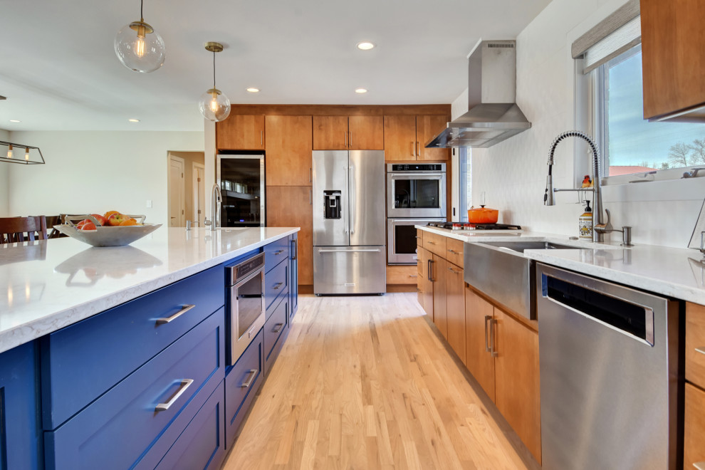 Denver Mid Century Modern Kitchen - Rétro - Cuisine - Denver - par ...