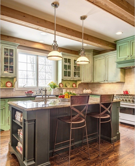 Des Peres Split Foyer - Transitional - Kitchen - St Louis - by Donna F ...