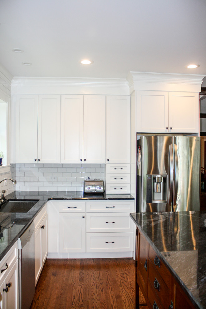 Detailed Family Kitchen with Flair - Craftsman - Kitchen - Chicago - by ...