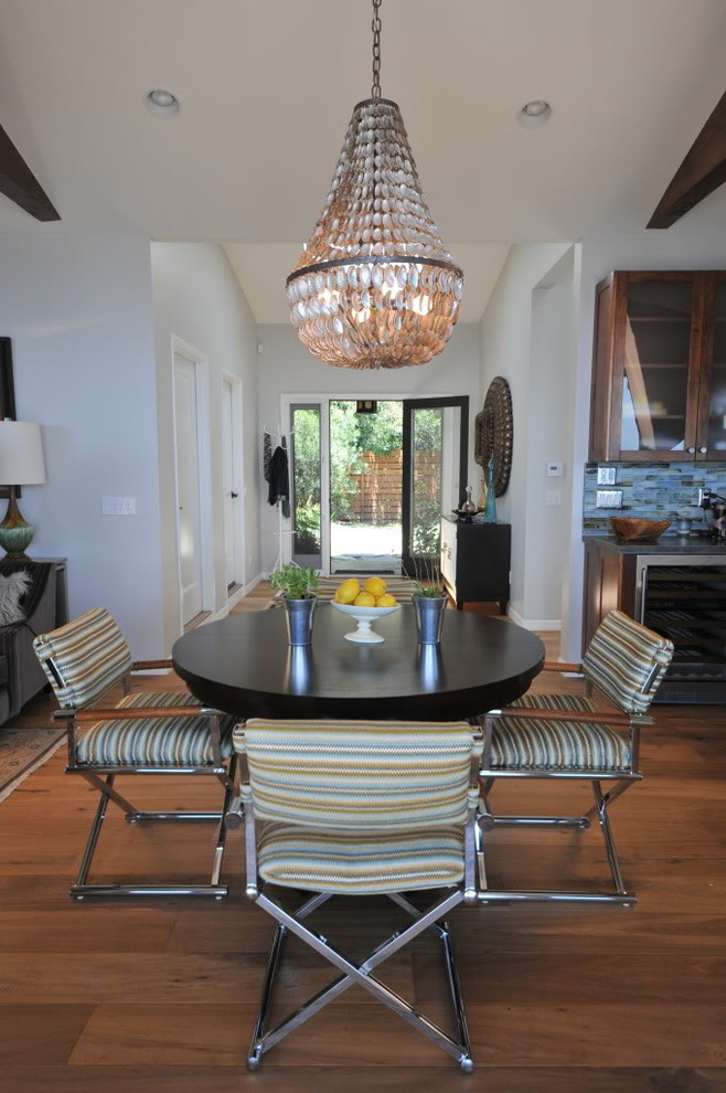 Dining area - view toward Entry - Transitional - Dining Room - Los ...