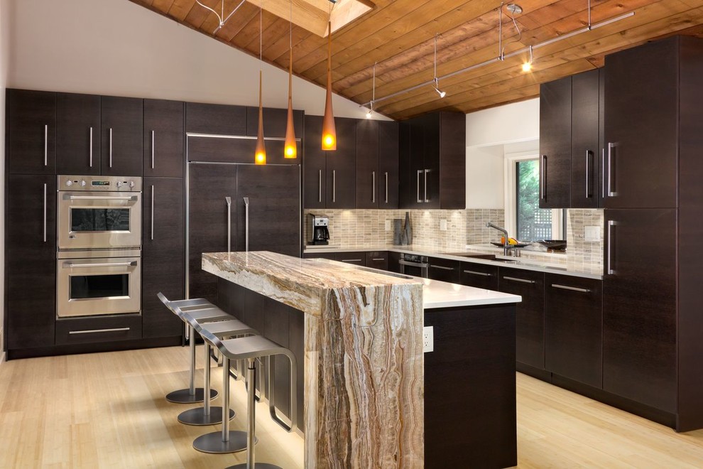 DINING BRIDGE IN KITCHEN - Contemporary - Kitchen - Atlanta | Houzz
