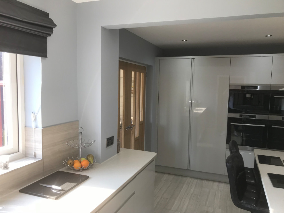 Dinning room and small kitchen converted into large kitchen. - Modern ...