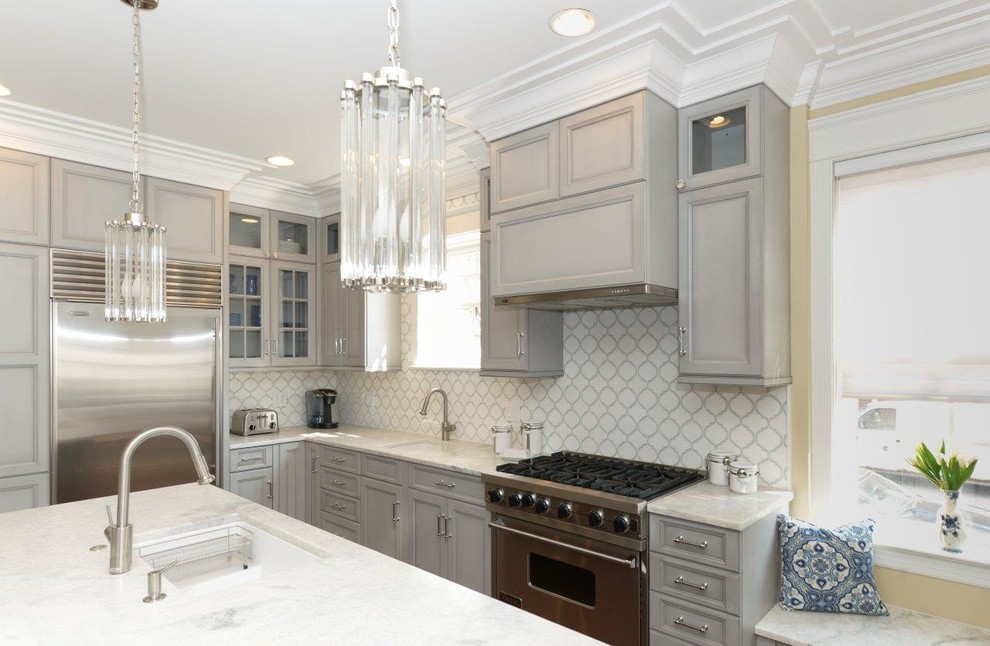 Diversey - Transitional - Kitchen - Chicago - by KitchenLab Interiors ...
