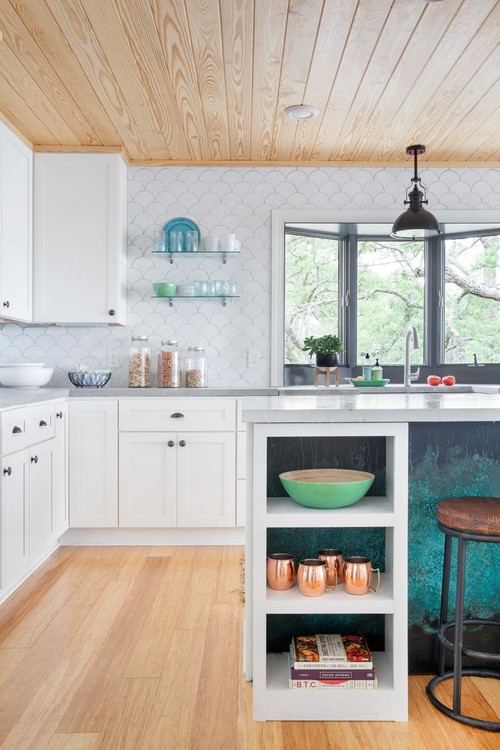 30+ Fish Scale Tile Backsplash ( WHIMSICAL & UNIQUE ) - Tiles