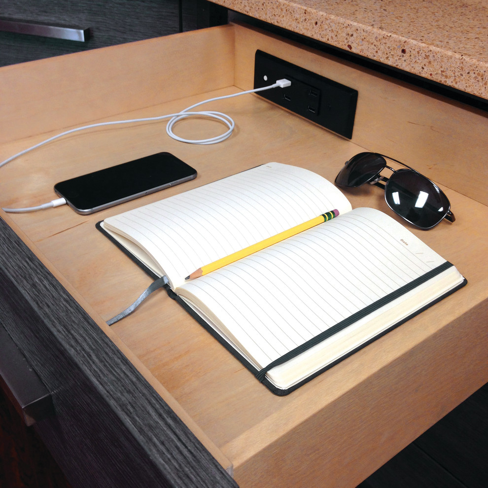 Docking Drawer - Contemporary - Kitchen - Seattle - by Bellmont Cabinet ...